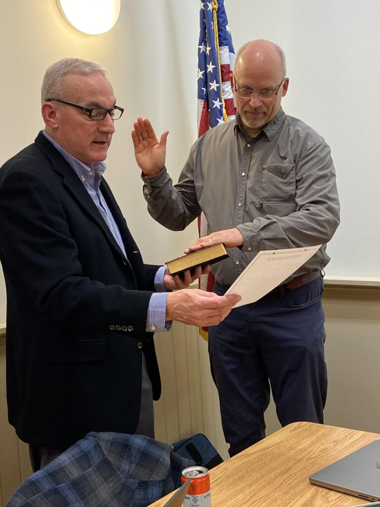 Councilman Haversang Sworn Into Office – Califon, New Jersey